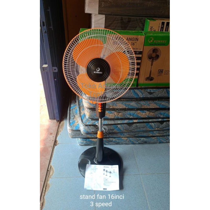 Jual KOTA BATAM | KIPAS ANGIN BERDIRI 16INC / STAND FAN 16INC /RINREI ...