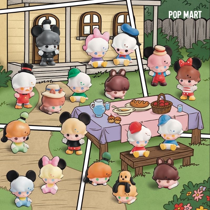 Jual [Ready Stock] Pop Bean Disney x Dimoo Pop Mart | Popmart Popbean ...