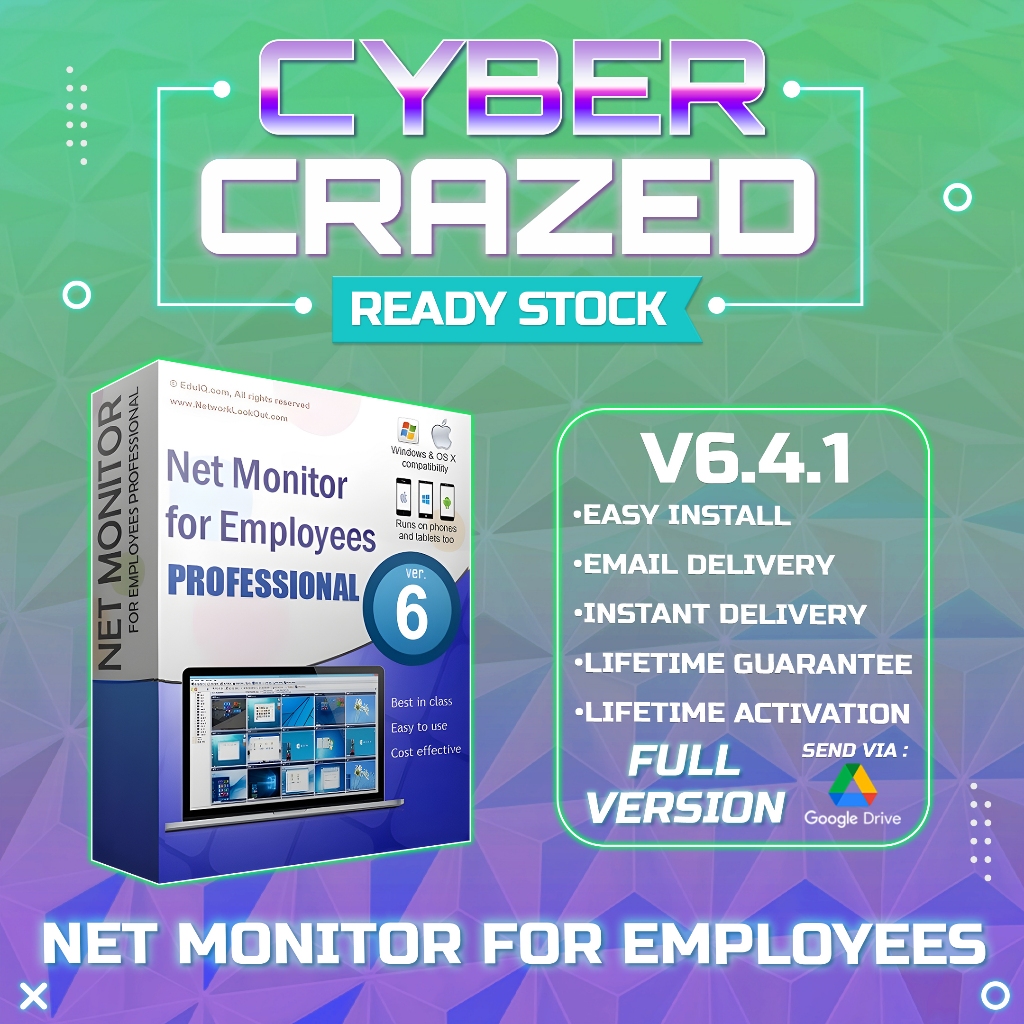 Jual Net Monitor for Employees Professional 6.4.1 Full Version (Versi ...