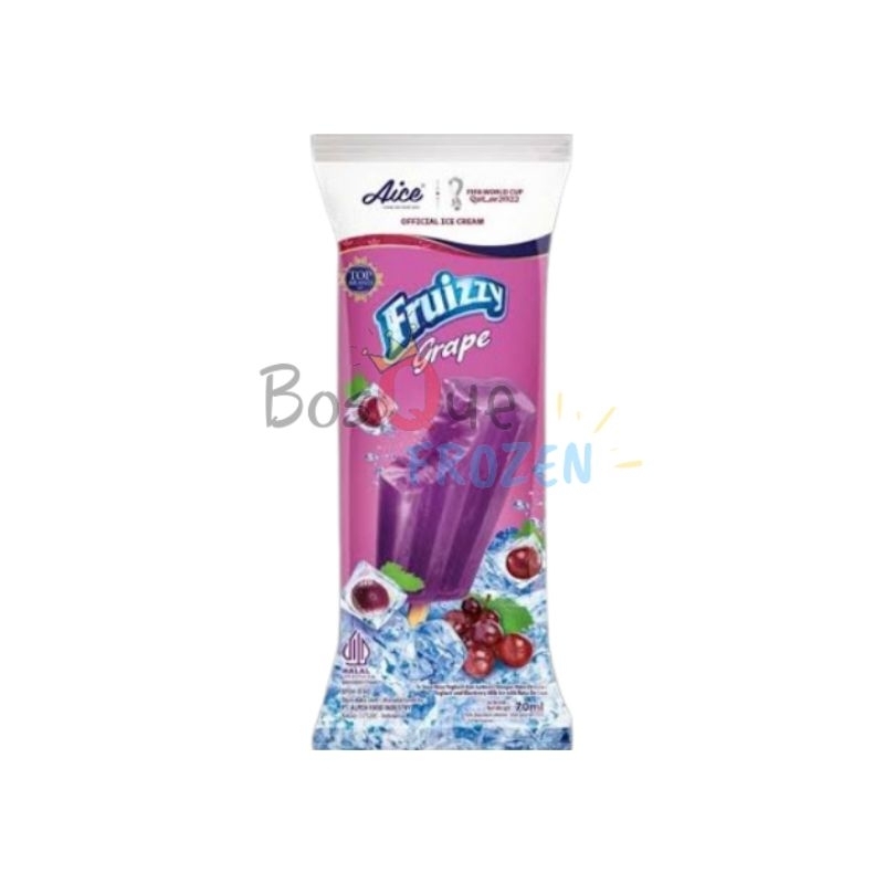 Jual Aice Ice Cream Fruizzy Grape 70 Ml | Shopee Indonesia