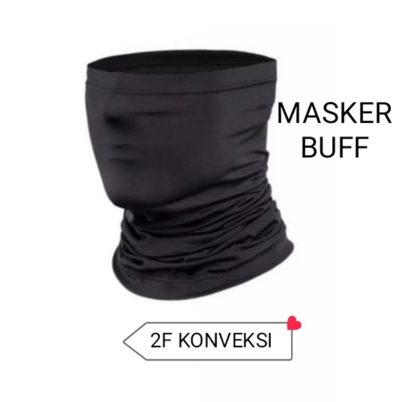 Jual masker buff pengendara motor balaclava pria hitam polos pelindung ...