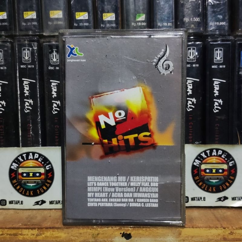 Jual Kaset Pita - No 1 Hits - Kompilasi Indonesia - Kerispatih - Melly Goeslaw - Anggun ...