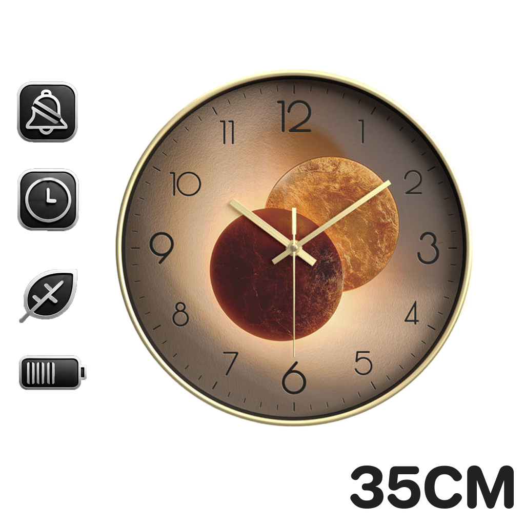 Jual Jam Dinding Kaca Aesthetic Diameter 35cm Jam dinding Estetik ...