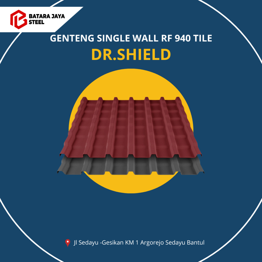 Jual Genteng UPVC Dr.Shield RF 960 Tile (Genteng) | Shopee Indonesia