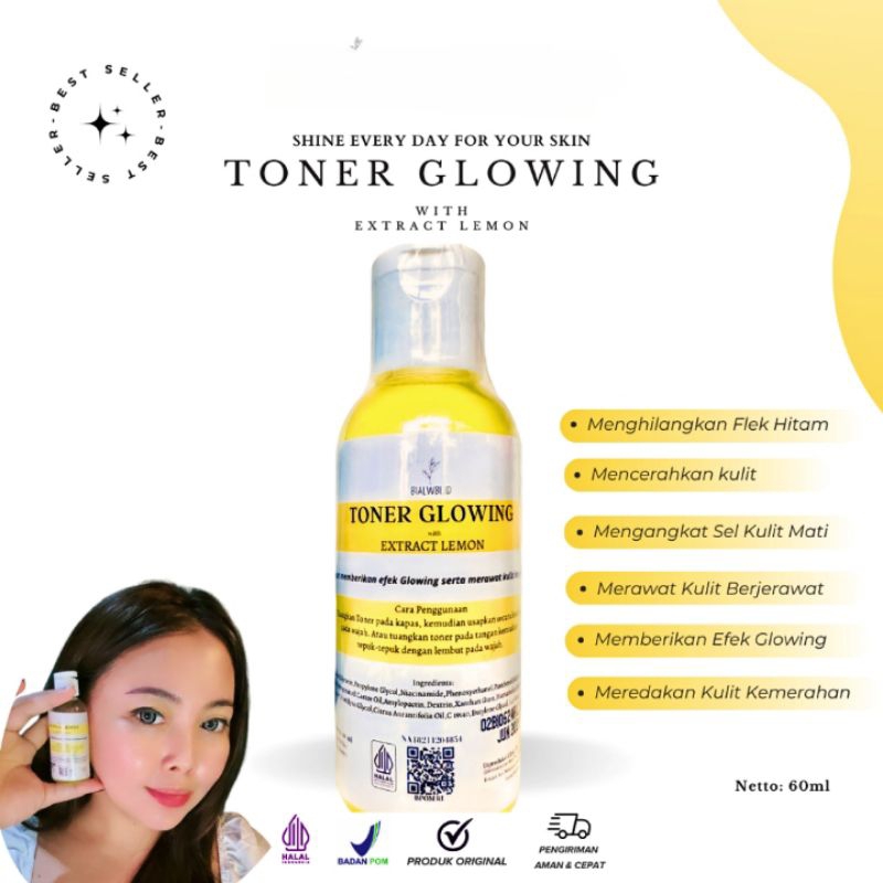 Jual Toner Glowing Extrak Lemon Original | Shopee Indonesia