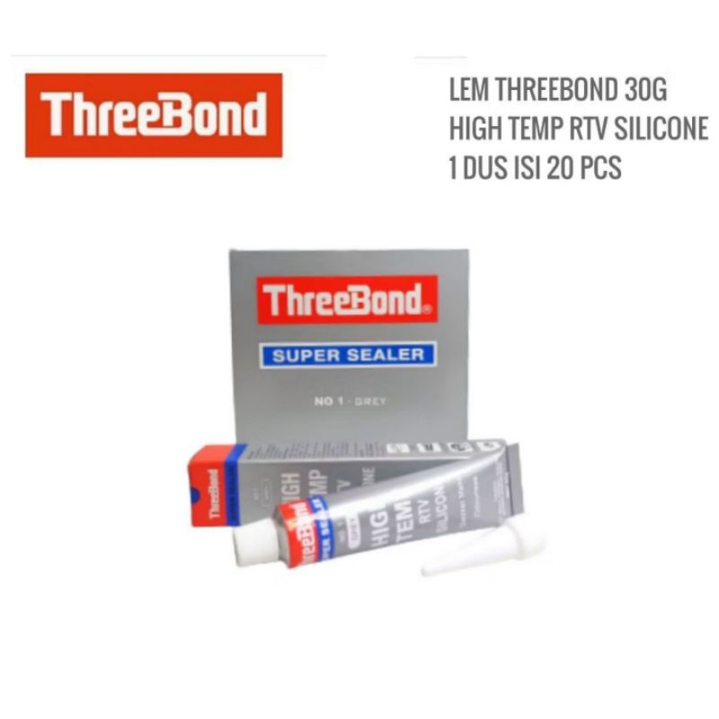Jual LEM THREEBOND HI TEMP gasket lem paking packing lem gasket super ...