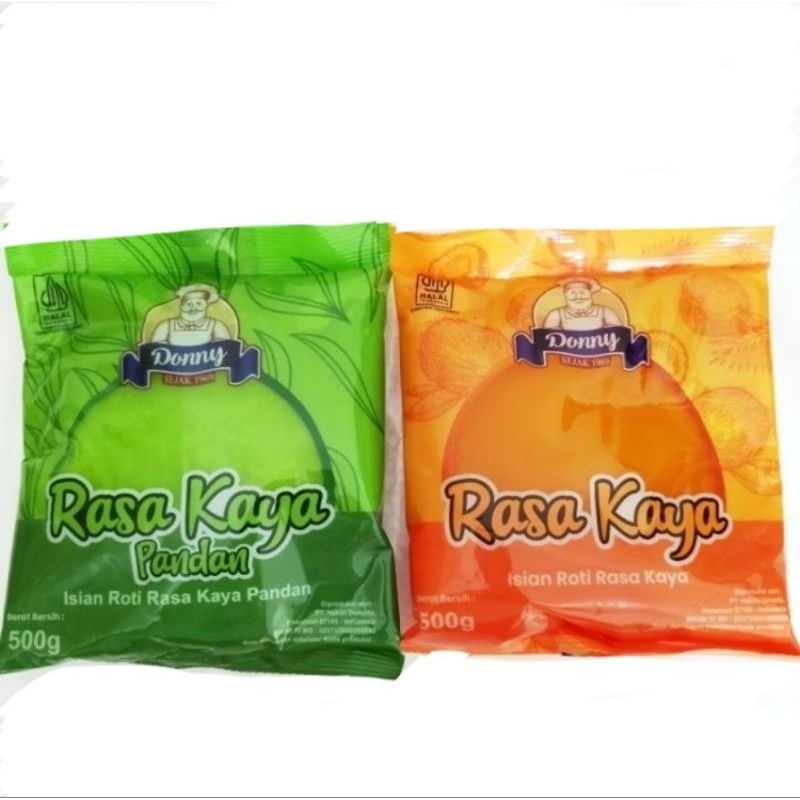 Jual DONNY isian roti Rasa kaya /Rasa Kaya Pandan kemasan 500gr ...