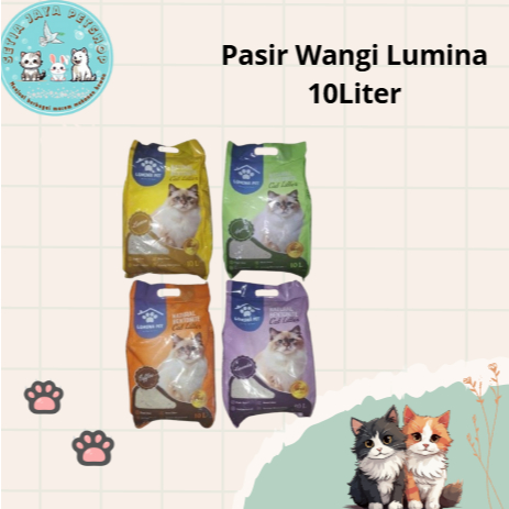 Jual Pasir Wangi Kucing - Pasir Lumina 10L All Variant | Shopee Indonesia