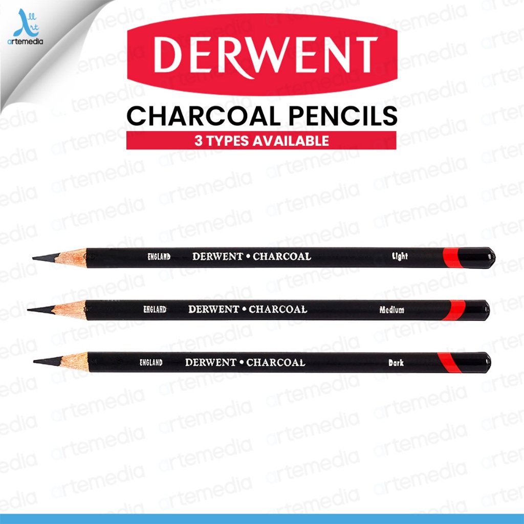 Jual Derwent Charcoal Pencil Pensil Arang untuk Menggambar, Sketsa ...