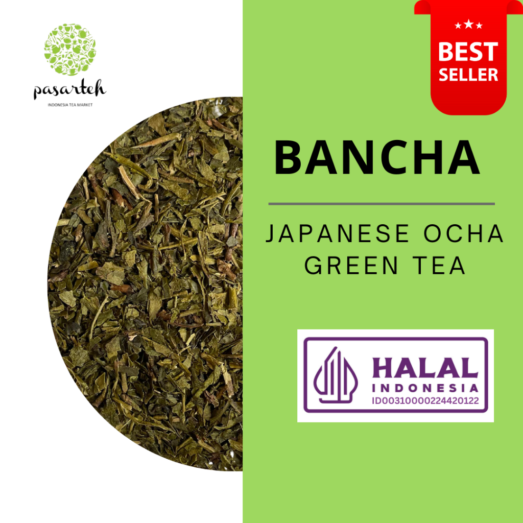 Jual [ pasarteh ] Teh Hijau Bancha I Ocha I Japanese Green Tea | Teh ...