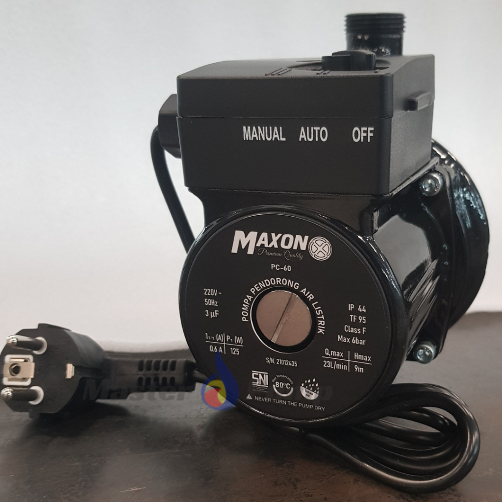 Jual POMPA AIR POMPA DORONG MAXON PC-60 (BOOSTER PUMP) | Shopee Indonesia