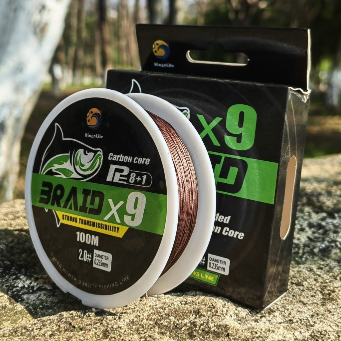 Jual Senar PE X8+1 Inti Karbon Senar Pancing Dikepang Multifilamen 100m ...