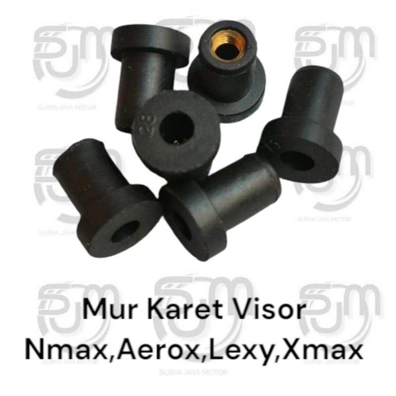 Jual Mur Karet Visor Nmax/Aerox/Lexi/Xmax Bahan Tebal Mur Karet Win ...