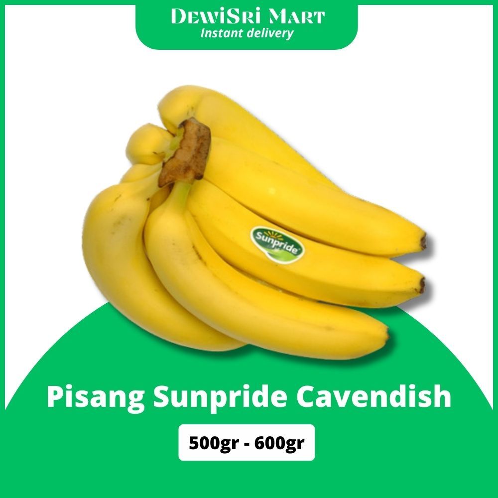 Jual Pisang Sunpride Cavendish 500-600gr - Dewi Sri Mart | Shopee Indonesia