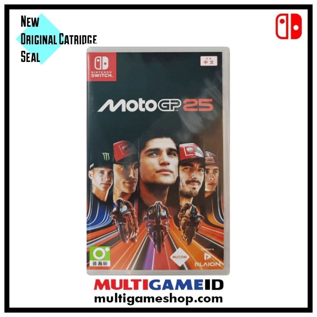 Jual Switch Moto GP 25 English Europe Version (CATRIDGE FISIK /Bukan Download) | Shopee Indonesia
