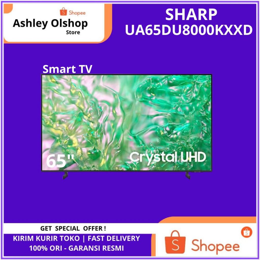 Jual TV Samsung 65DU8000 4K UHD Smart TV Pengganti 65CU8000 65 Inch Samsung UA65DU8000KXXD ...