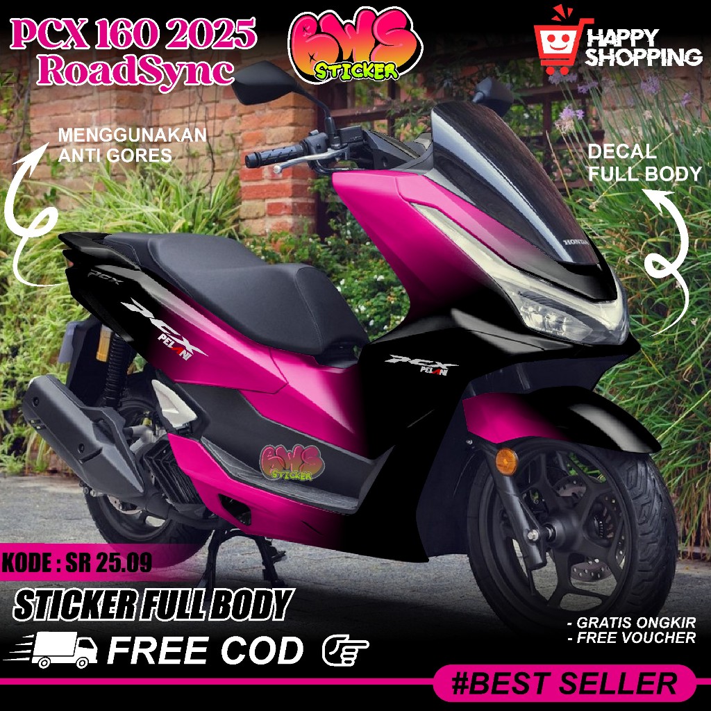 Jual COD Sticker Decal Full Body Honda PCX 160 2025 RoadSync Sticker ...