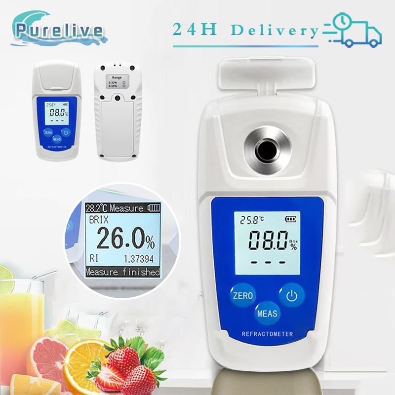 Jual Sugar Brix Meter Digital Refraktometer Digital Alat Ukur Kadar ...