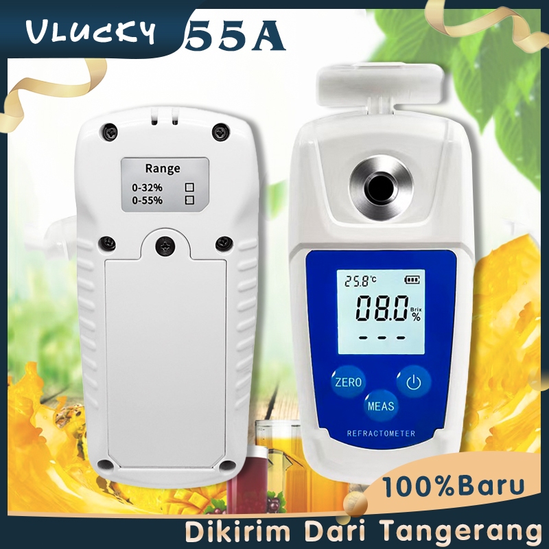 Jual Refractometer Digital Sugar Brix Meter Saccharimeter Digital Ukur ...