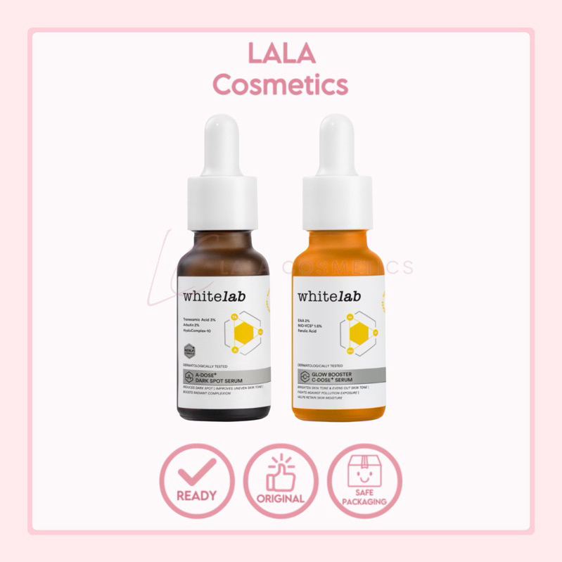 Jual WHITELAB Serum A Dose+ Dark Spot | C Dose+ Glow Booster | Retinol ...