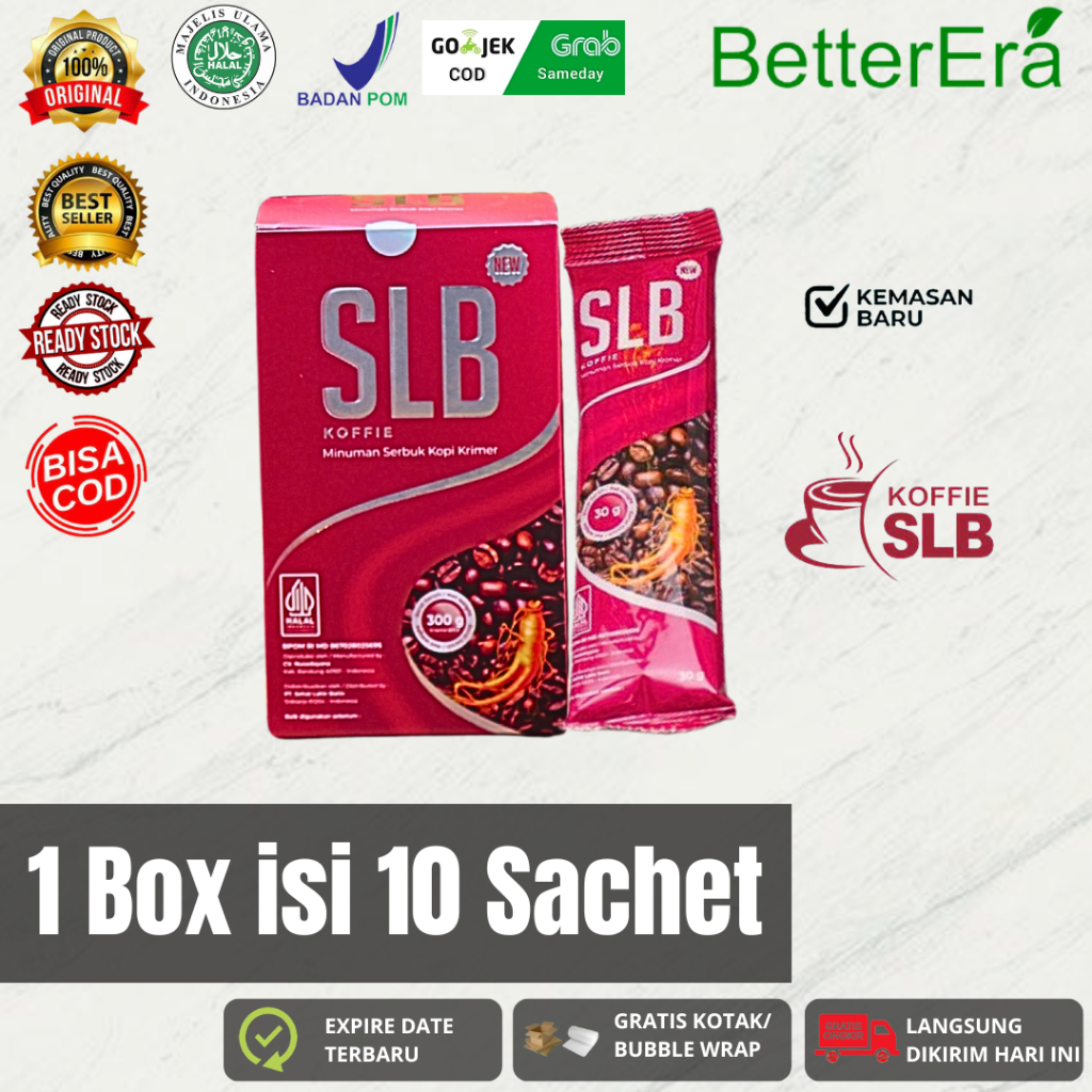Jual KOPI SLB KOFFIE 1 Box isi 10 Sachet ORIGINAL BPOM & HALAL Minuman ...