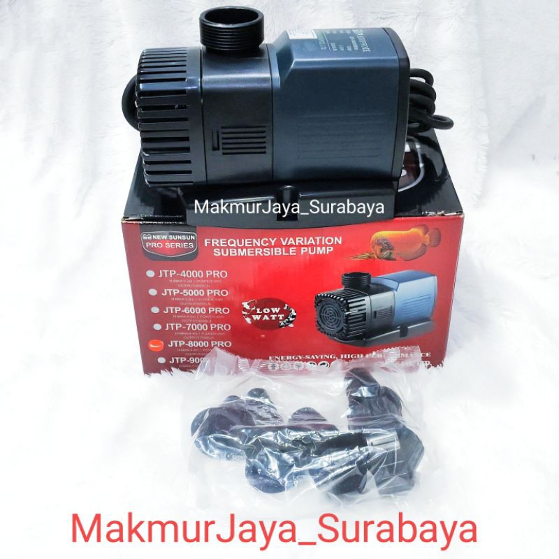 Jual Sunsun JTP PRO 8000 Liter/Jam. SNI Original Pompa Low watt aquarium kolam ikan koi ...