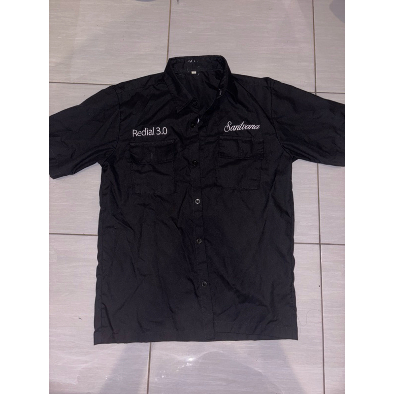 Jual WORKSHIRT HITAM LIKE NEW | Shopee Indonesia
