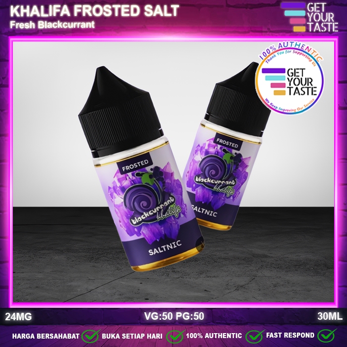 Jual Liquid Blackcurrant Khalifa Frosted Salt Nic 30ML by Khalifa Of ...