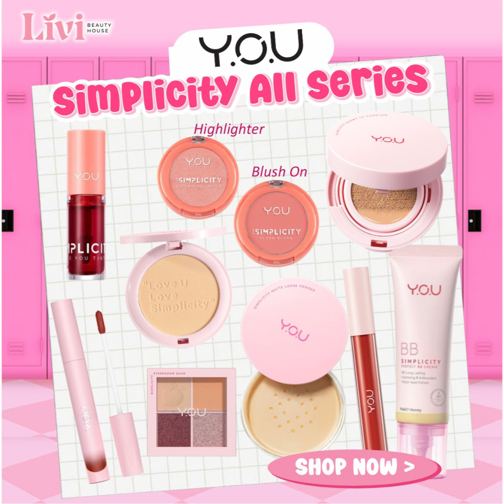Jual LIVI - YOU Simplicity ALL SERIES | Love You LipTint | Eyeshadow ...
