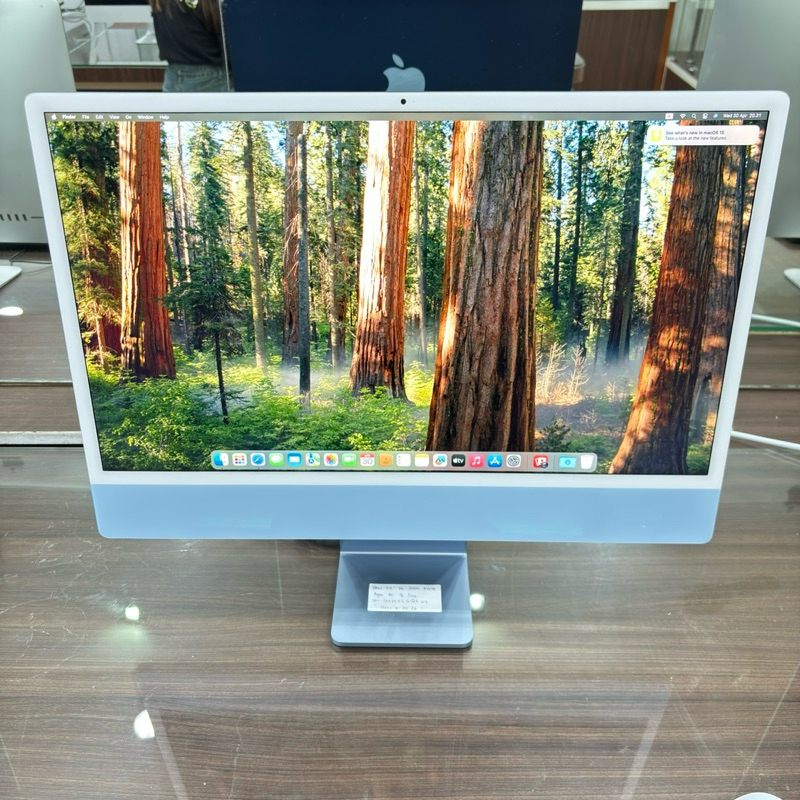 Jual IMAC 24-INCH M1 2021 A2438 APPLE M1 8GB/256GB (8-core CPU/8-core ...