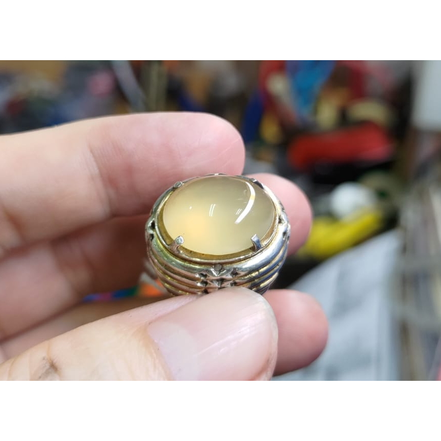 Jual Cincin Batu Akik Anggur Pacitan ANG002 Super Giwang Ikatan Perak ...