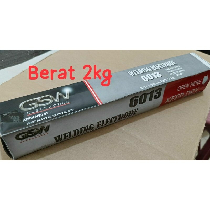 Jual kawat las listrik besi 2 mm welding electrode isi 2kg | Shopee ...