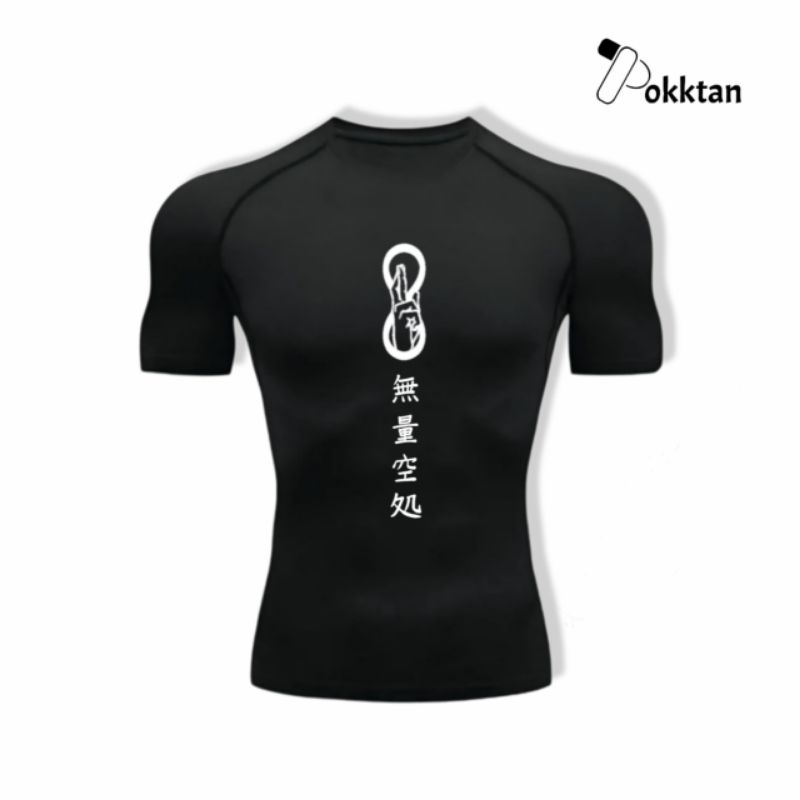 Jual Kaos Olahraga Compression Shirt Short Sleeve Jujutsu Kaisen Gojo ...