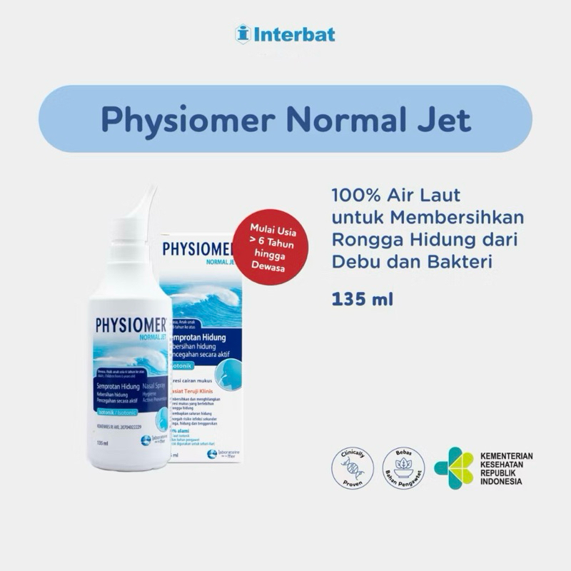 Jual Physiomer Nasal Hygiene Normal Jet 135ml | Shopee Indonesia