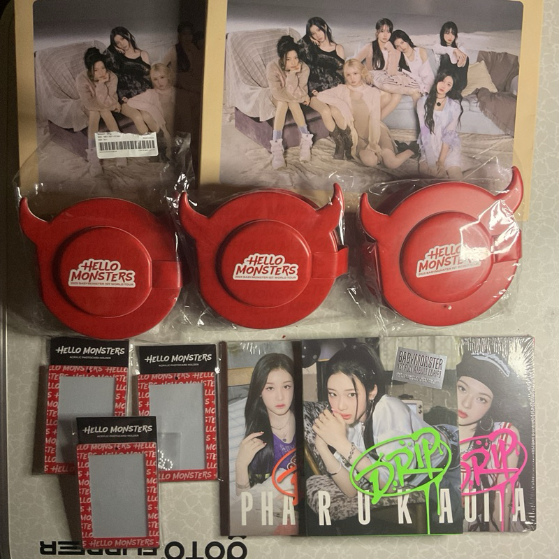 Jual [wajib co packing ] MD Album babymonster drip hello monster ...