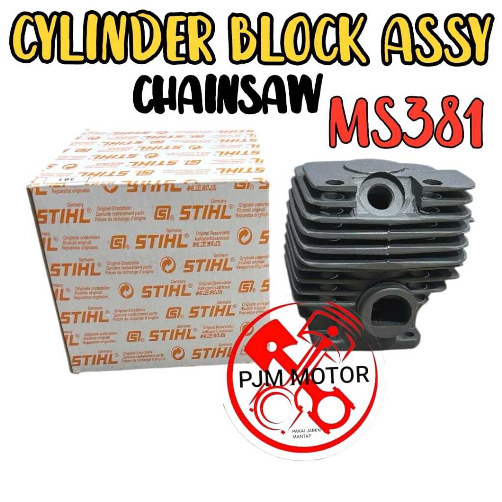 Jual MS381 CYLINDER BLOCK ASSY BORING BLOK KOMPLIT MESIN CHAIN SAW ...