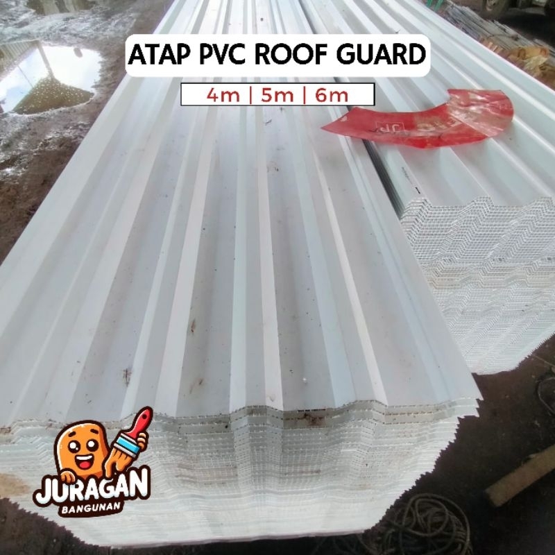 Jual Atap PVC Roof Guard | Atap RoofGuard 4m / 5m / 6m | Atap Rumah ...