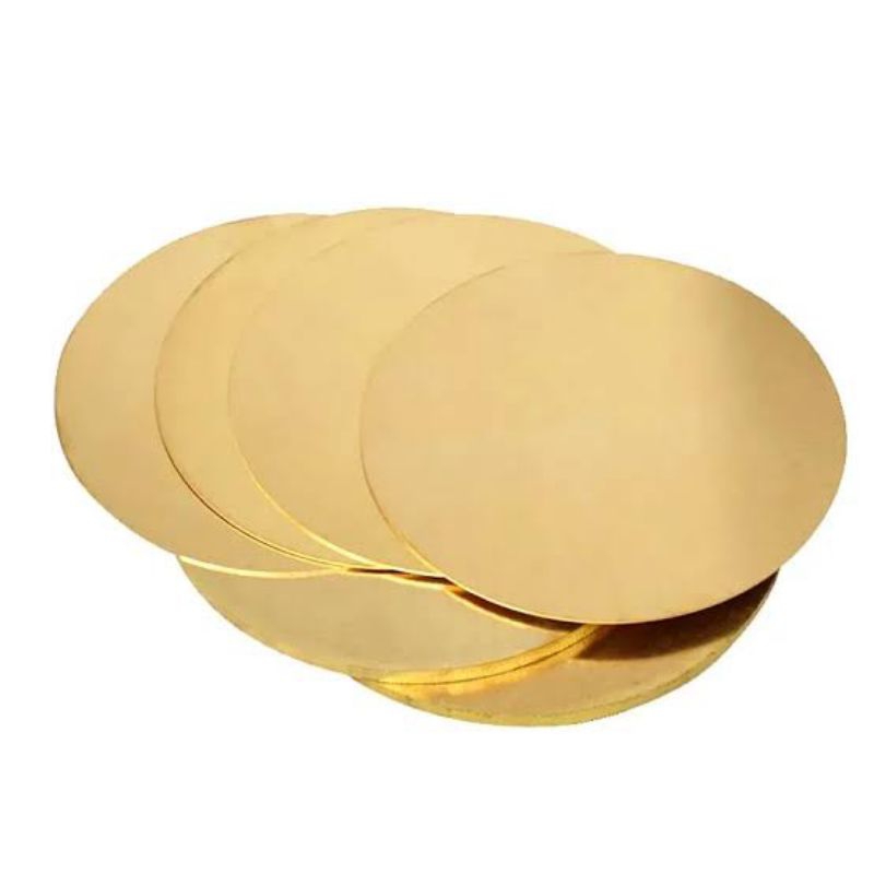 Jual plat bulat kuningan tebal 0,3mm diameter 10 cm | Shopee Indonesia
