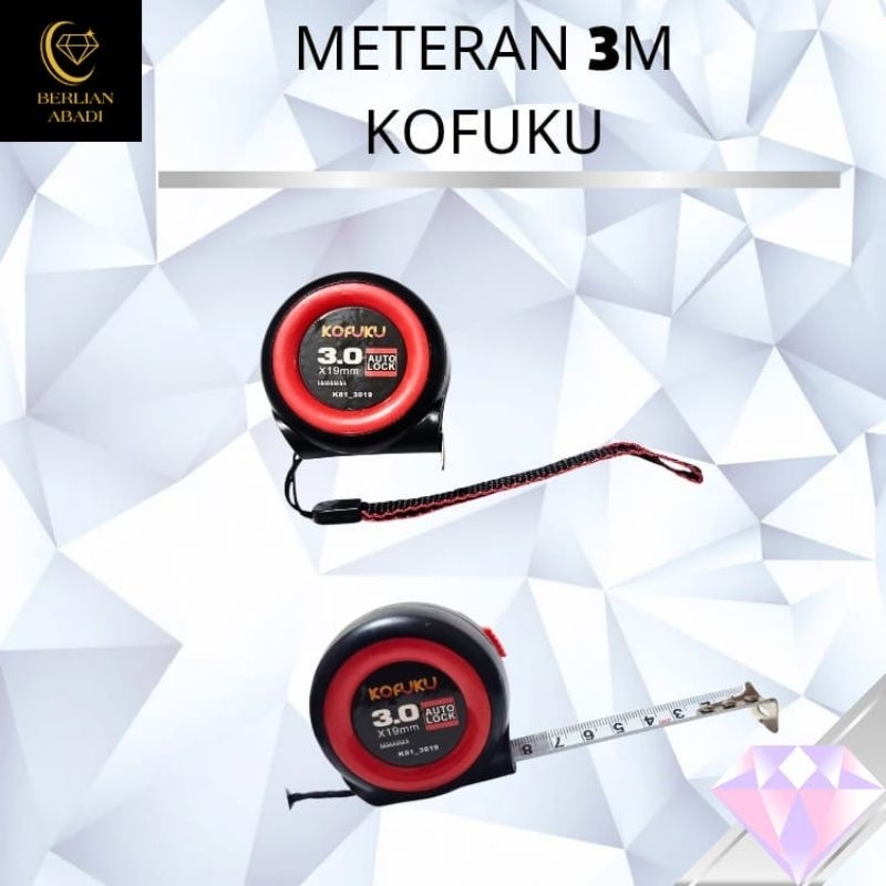 Jual METERAN AUTO LOCK METERAN MAQNET ANTI PECAH KOFUKU 3 METER ...