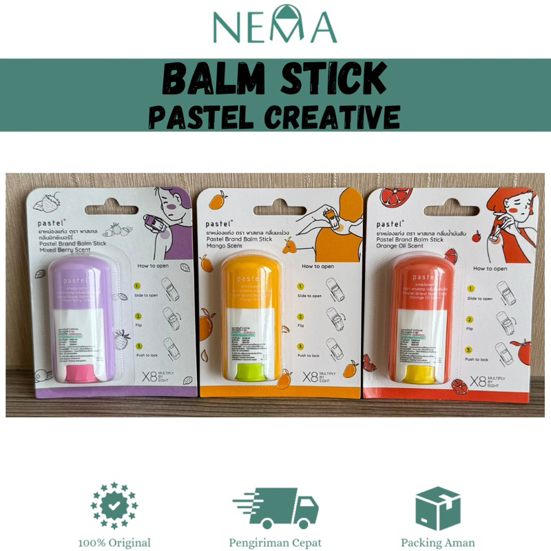 Jual [NEMA] PAKET TERMURAH! Pastel Balm Stick / Balsem Stick | Shopee ...