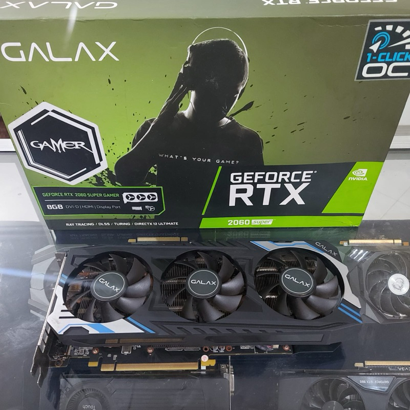 Jual RTX 2060 Super 8GB Galax Triple Fan VGA Normal Lengkap Segel ...