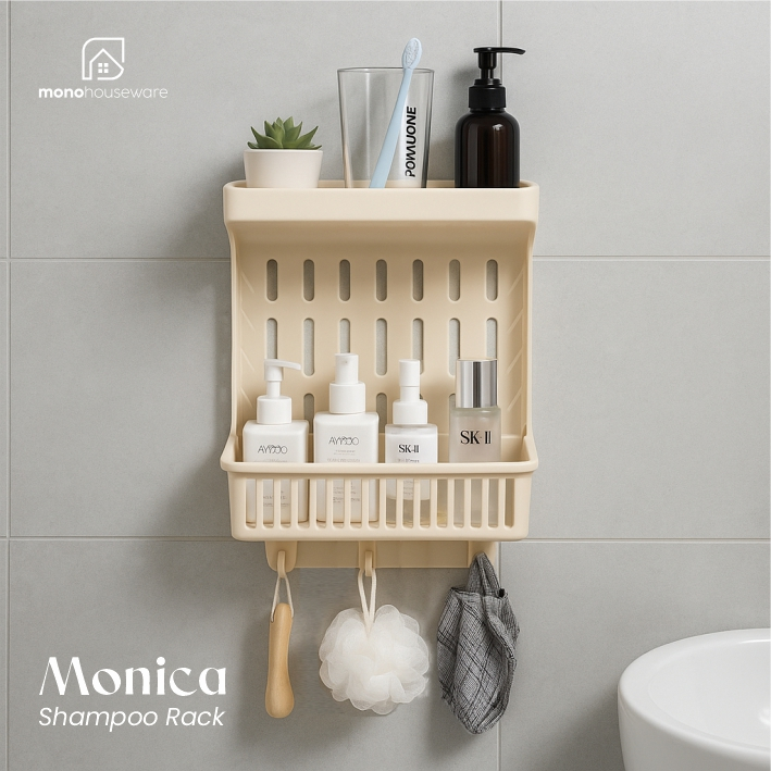 Jual [ MONO ] RAK SHAMPOO MONICA/ RAK KAMAR MANDI/ RAK SABUN DAN ...