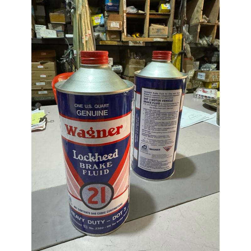 Jual Minyak Rem Cairan Rem Brake Fluid Lockheed Heavy Duty DOT 3 Wagner ...