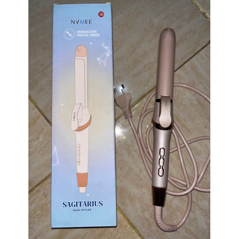 Jual Catokan Rambut NVMEE Sagitarius 2in1 (Curly n Straight) | Shopee ...