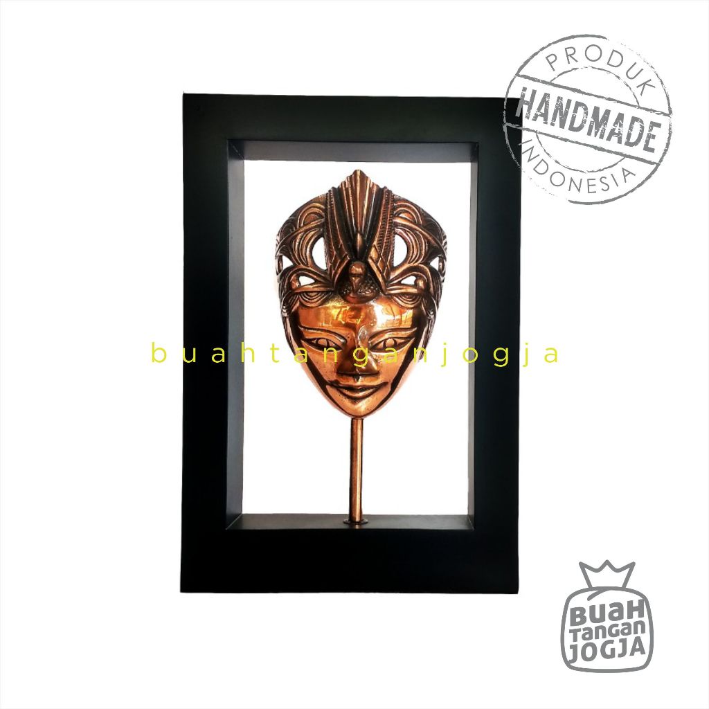 Jual Frame Topeng Panji Burung + Box - Kerajinan Khas Jogja - 26x35 cm ...