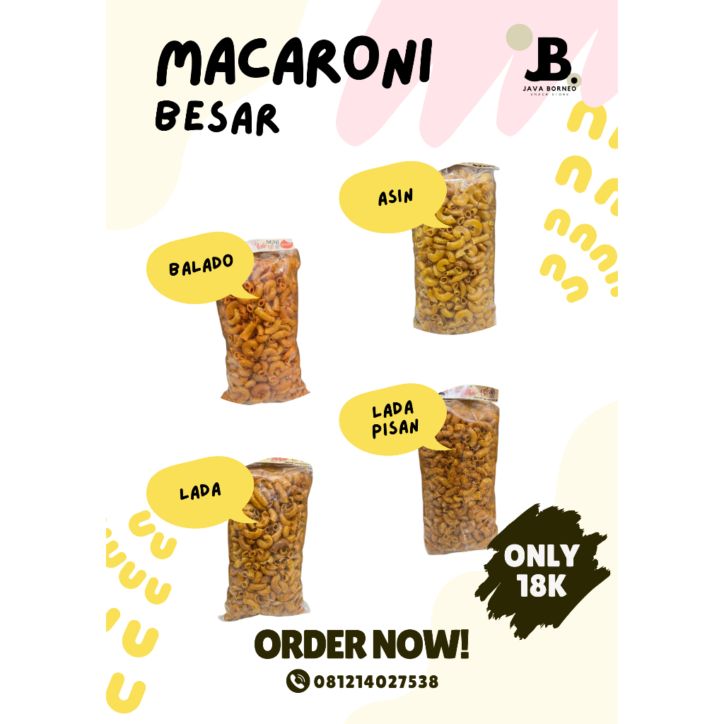 Jual Makaroni Mang Ade Besar – 200gr | Shopee Indonesia