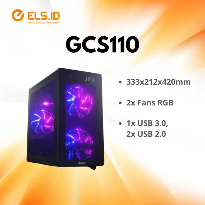 Jual Gamen GCS110 Casing PC Gaming USB 3.0 | Shopee Indonesia