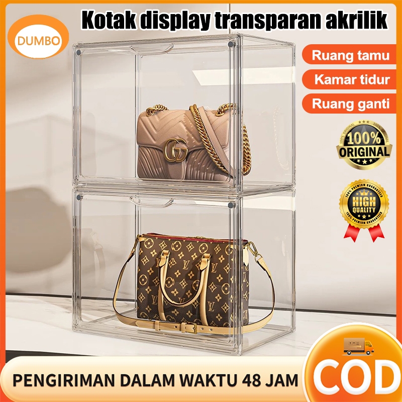Jual 【DUMBO】 Transparent Storage Display Box XXL/ Kotak Penyimpanan ...