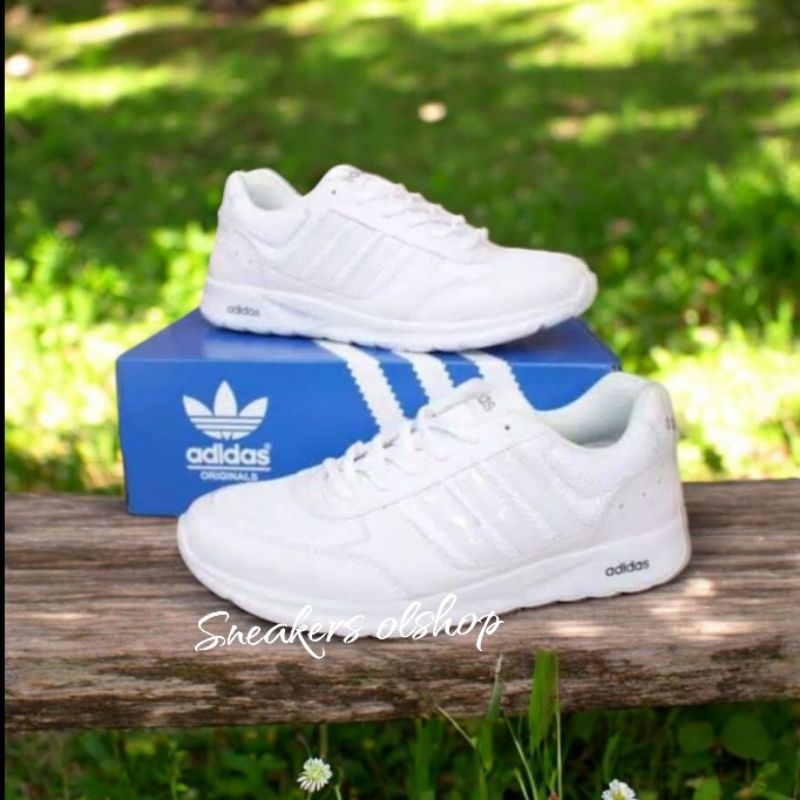 Jual SEPATU PUTIH SNEAKER FULL PUTIH NEO CITY RUNNING KOMPONEN HIGT ...