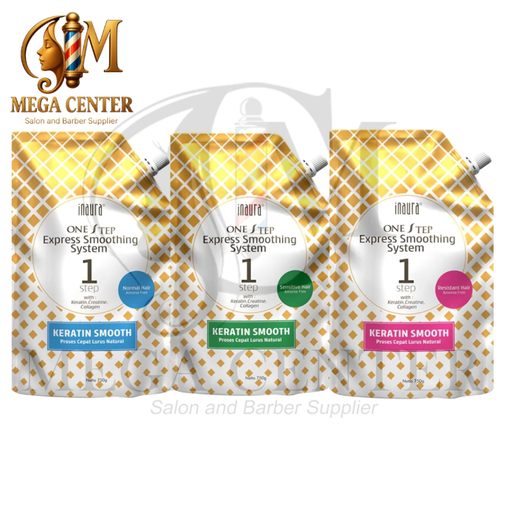 Jual INAURA One Step Smoothing Keratin Smooth 750ml ( STEP 1 ) | Shopee ...